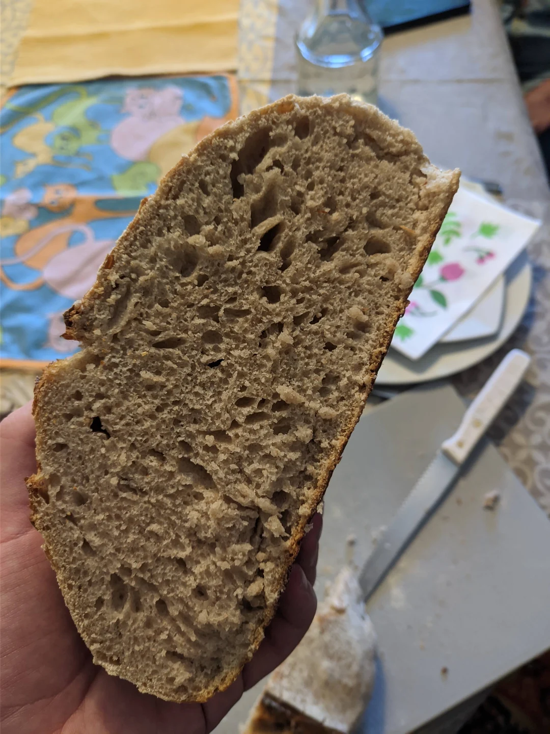 My sourdough crumb always looks bizarre, please help | Scrolller