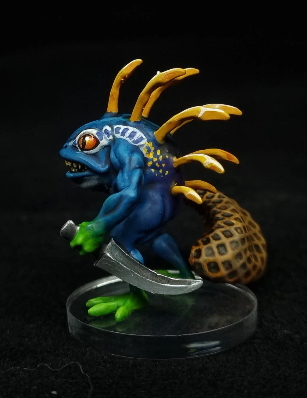 Back with another printed and painted little Murloc! Next time a Diorama from Elwyn Forest ...