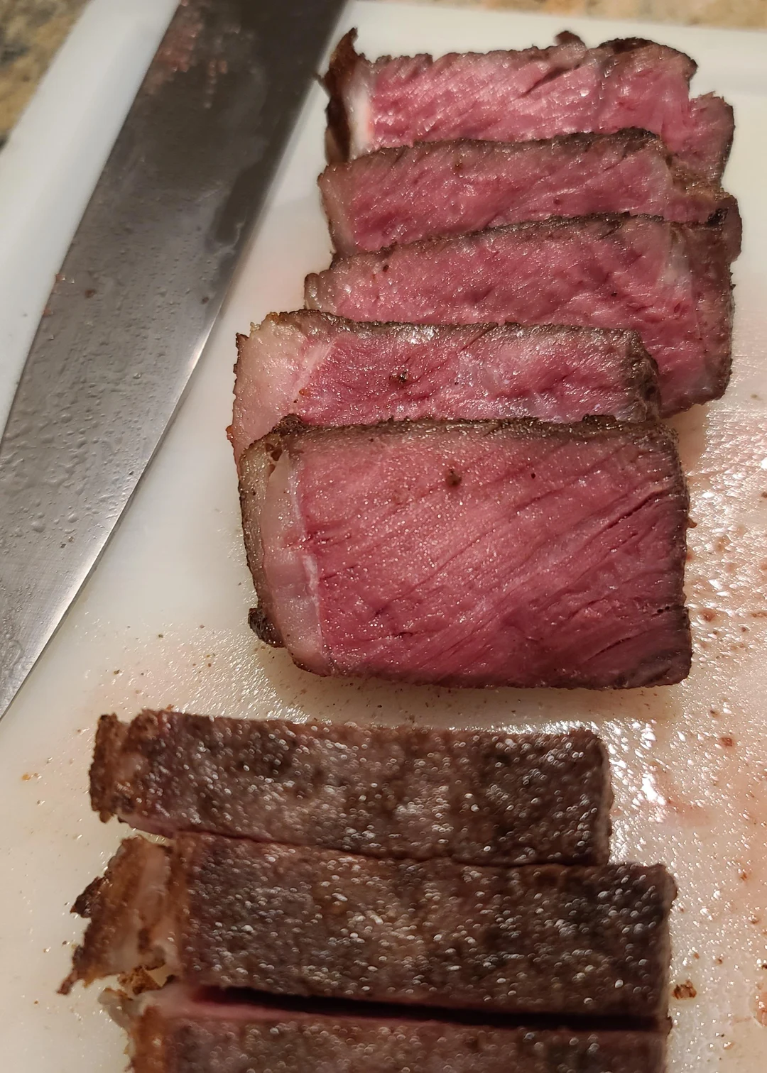Costco NY Strip at 132° for 2:45 | Scrolller