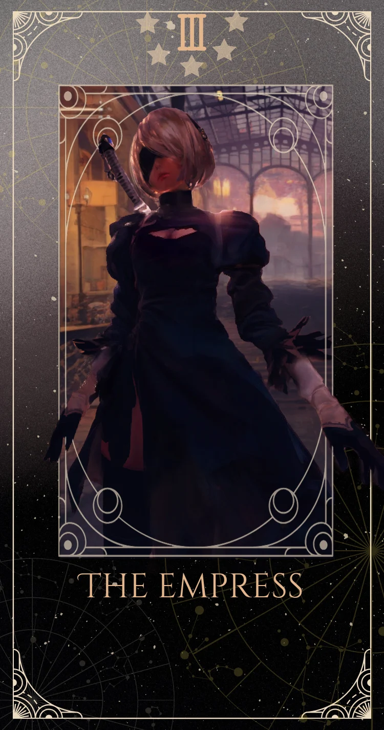 2B The Empress Card (art by me) | Scrolller