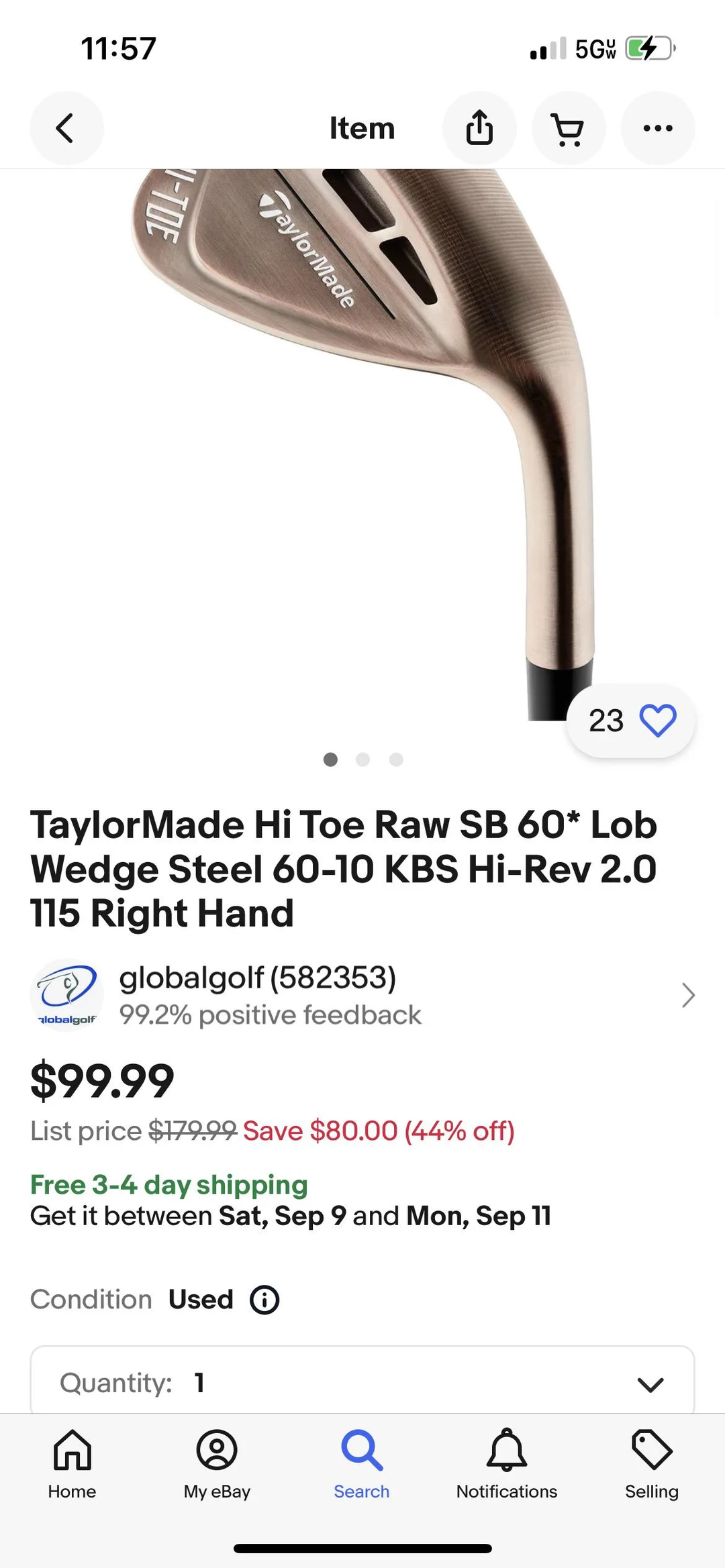 Has anybody purchased from GlobalGolf off eBay? | Scrolller