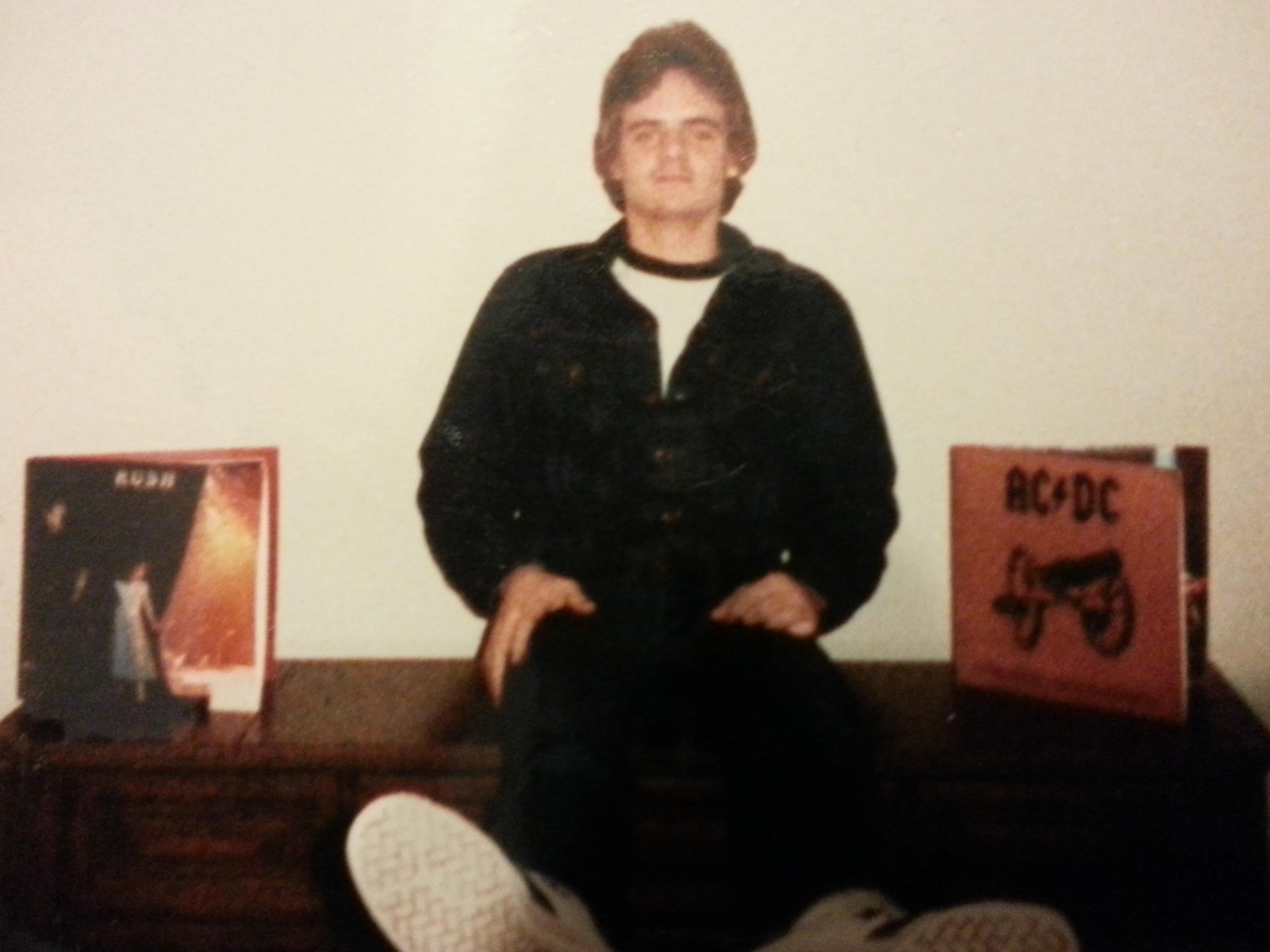 Me in 1982 with my favorite two albums. | Scrolller