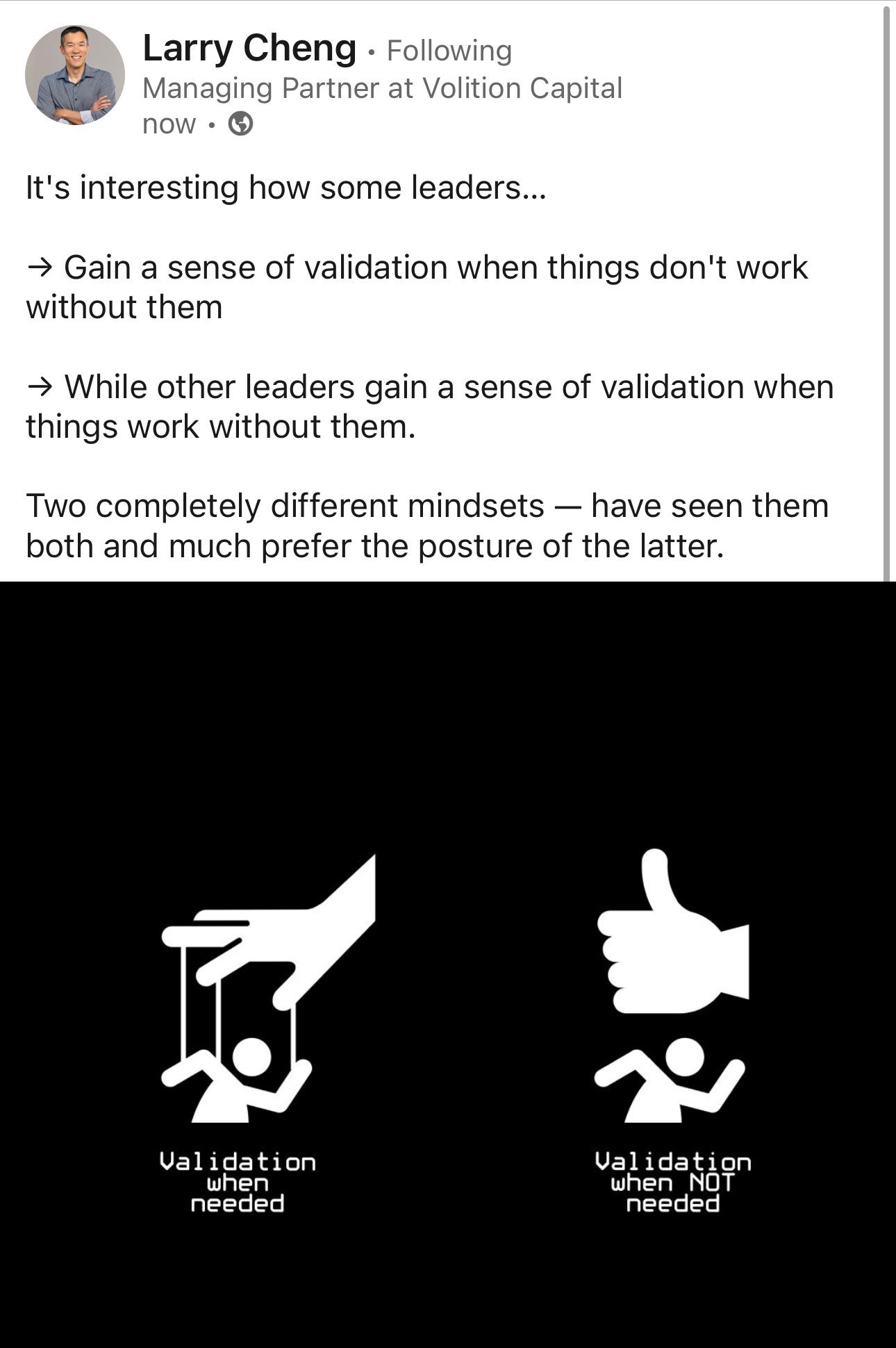 LC on sense of validation | Scrolller