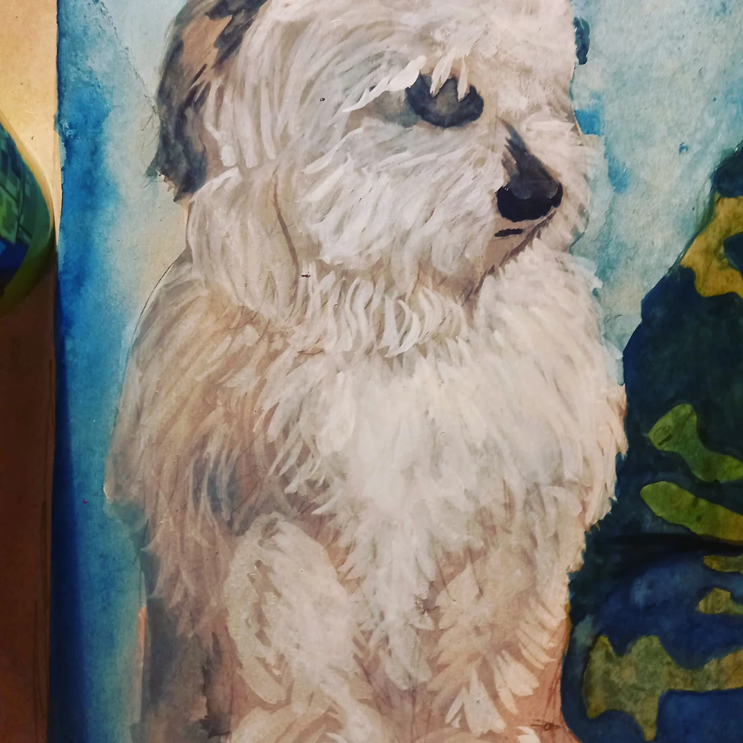 dog,me,goache, 2023 | Scrolller