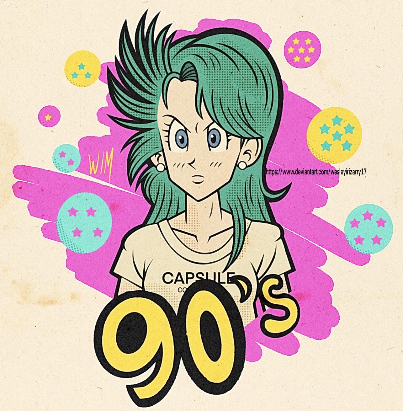 90s Bulma fanart | Scrolller