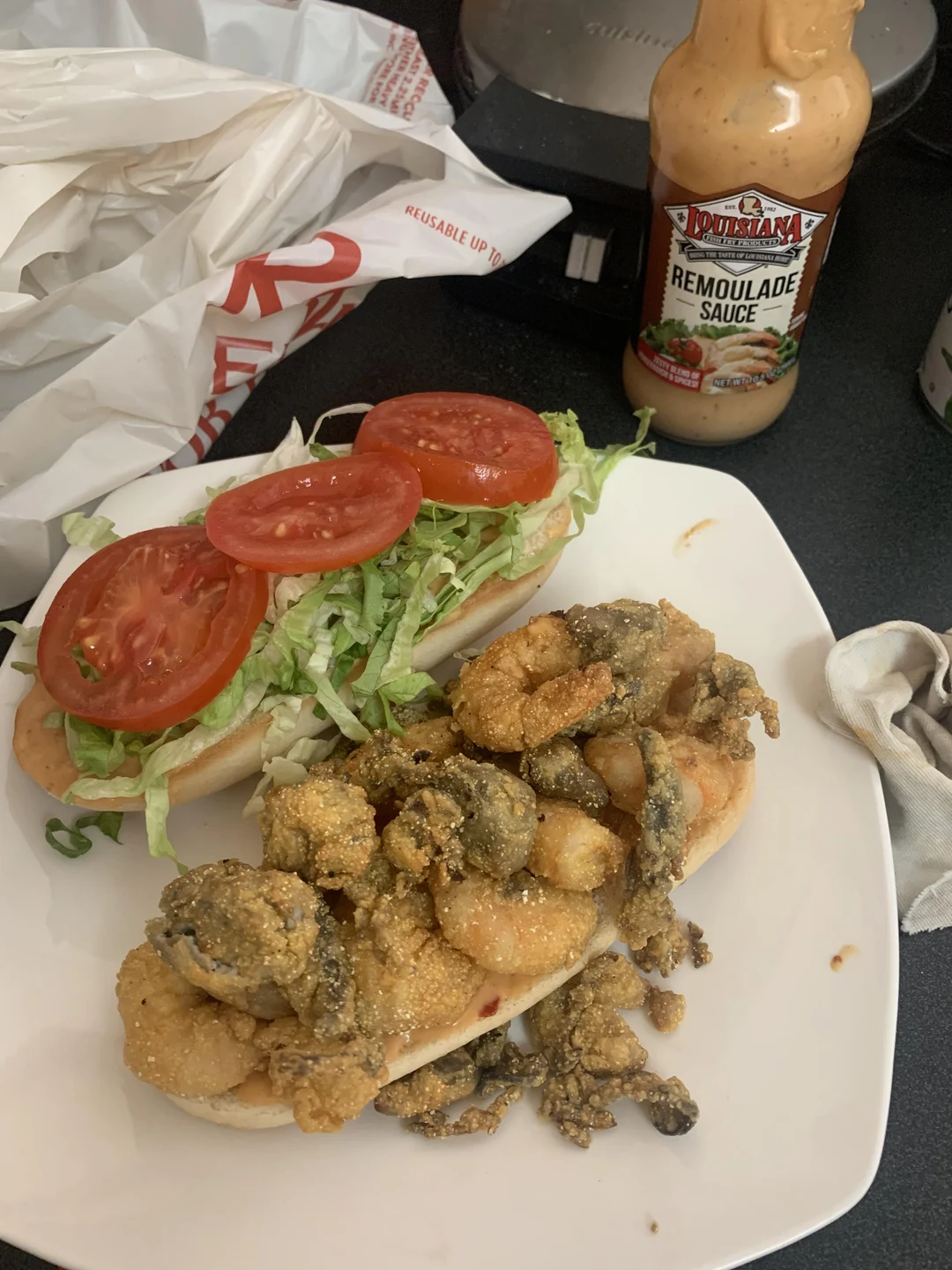 Shrimp & Oyster Po’ Boy | Scrolller