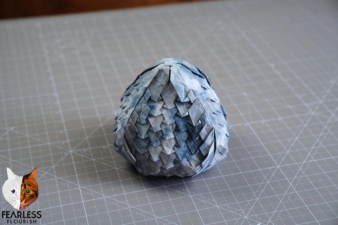 Golden Dragon Egg, Origami, Me, 2023 | Scrolller