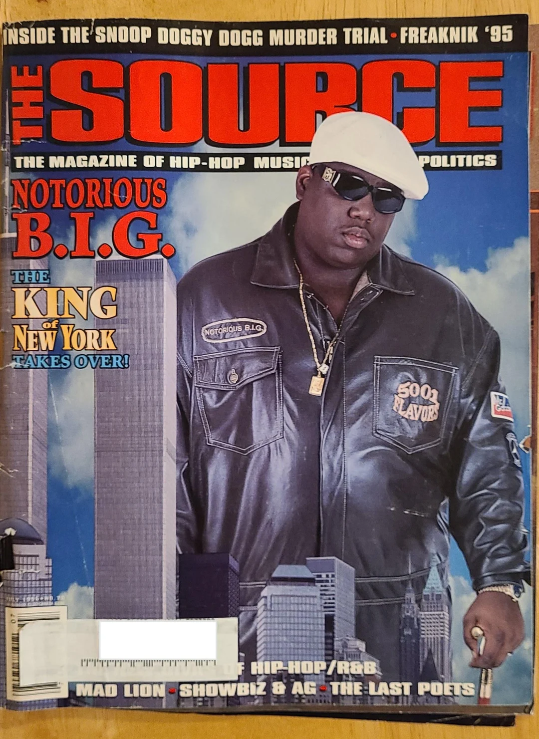 The Source magazine circa 1995: Notorious B.I.G. | Scrolller