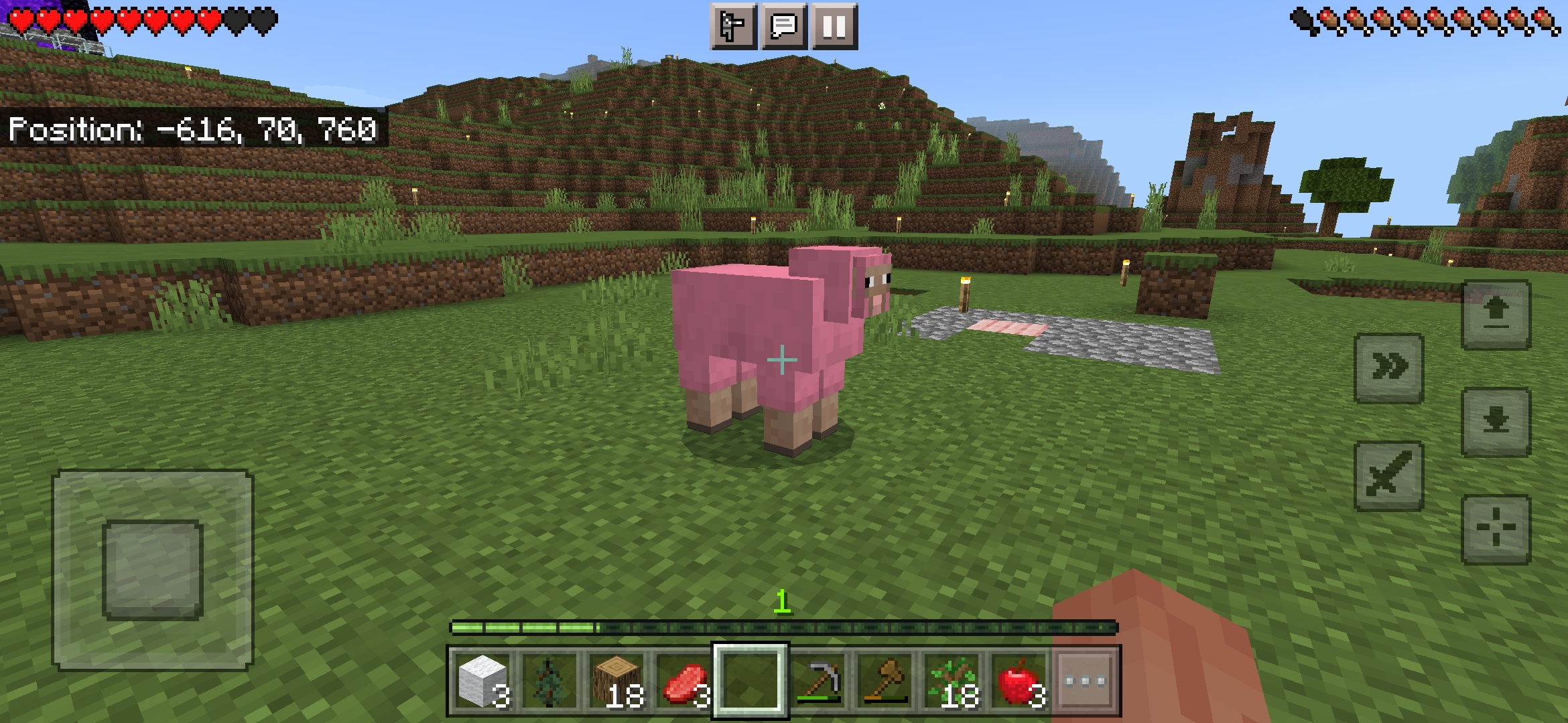 First time survival player casually spots pink sheep | Scrolller