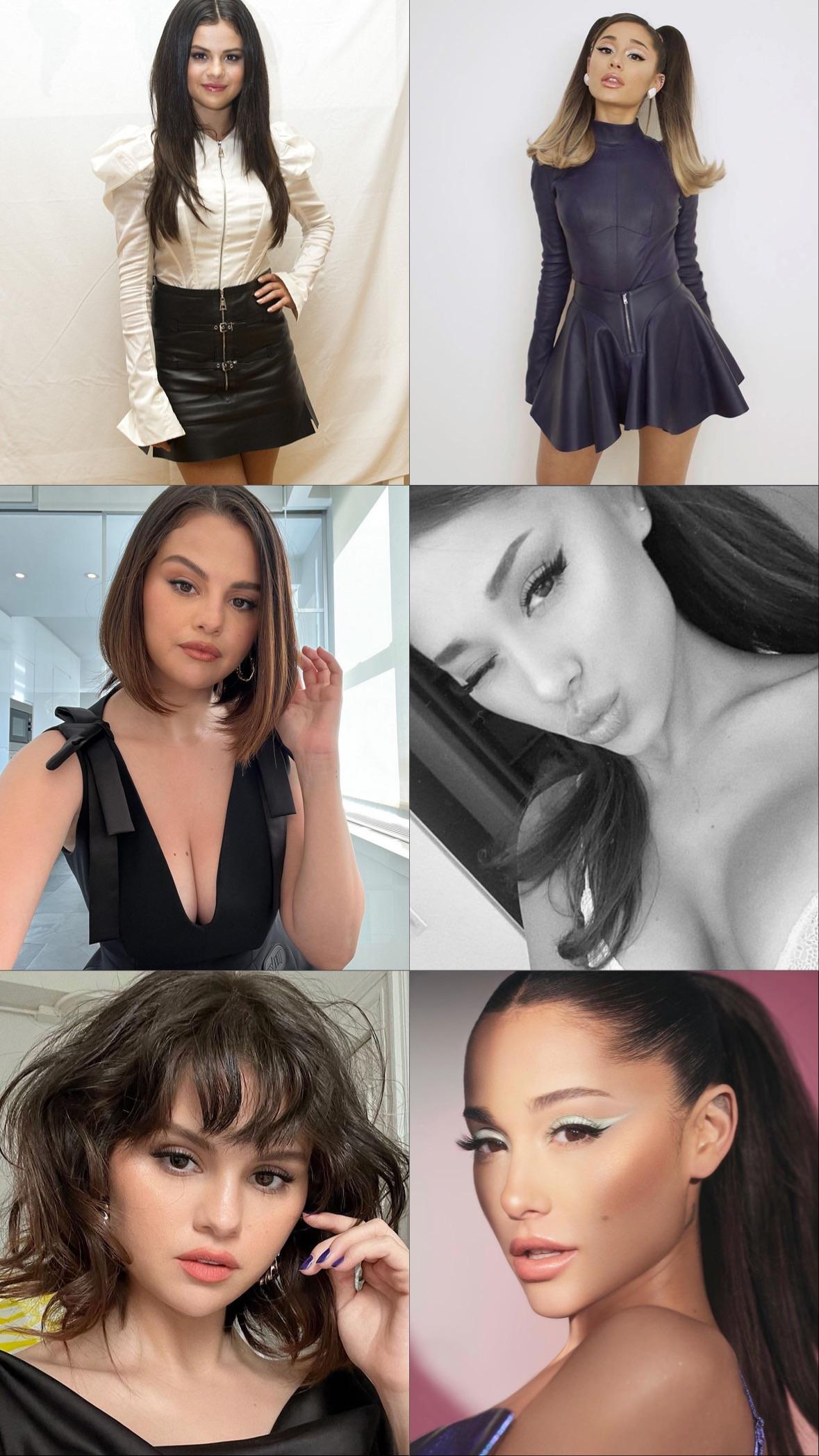 (Seductive) Selena Gomez vs Ariana Grande | Scrolller