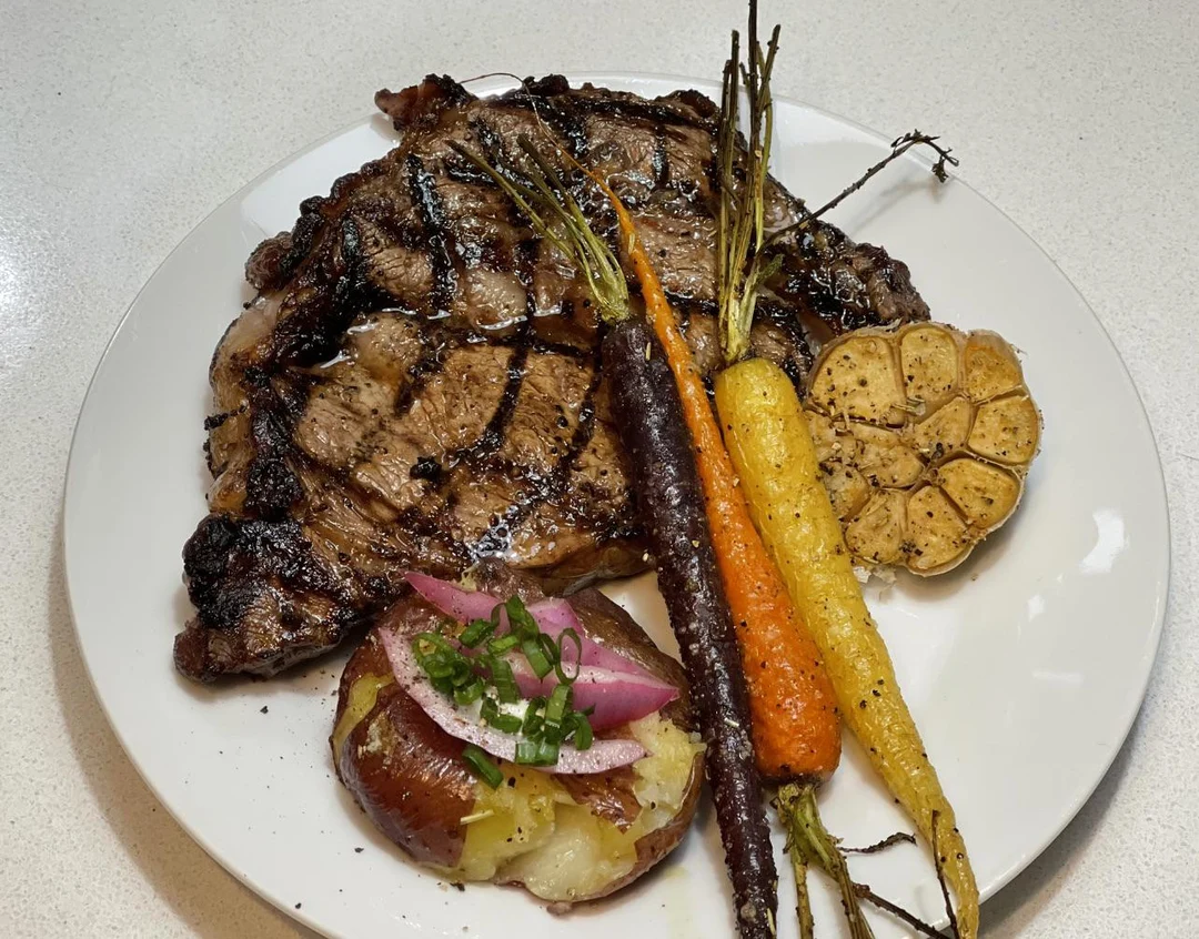 Ribeye from Alberta, was medium rare | Scrolller