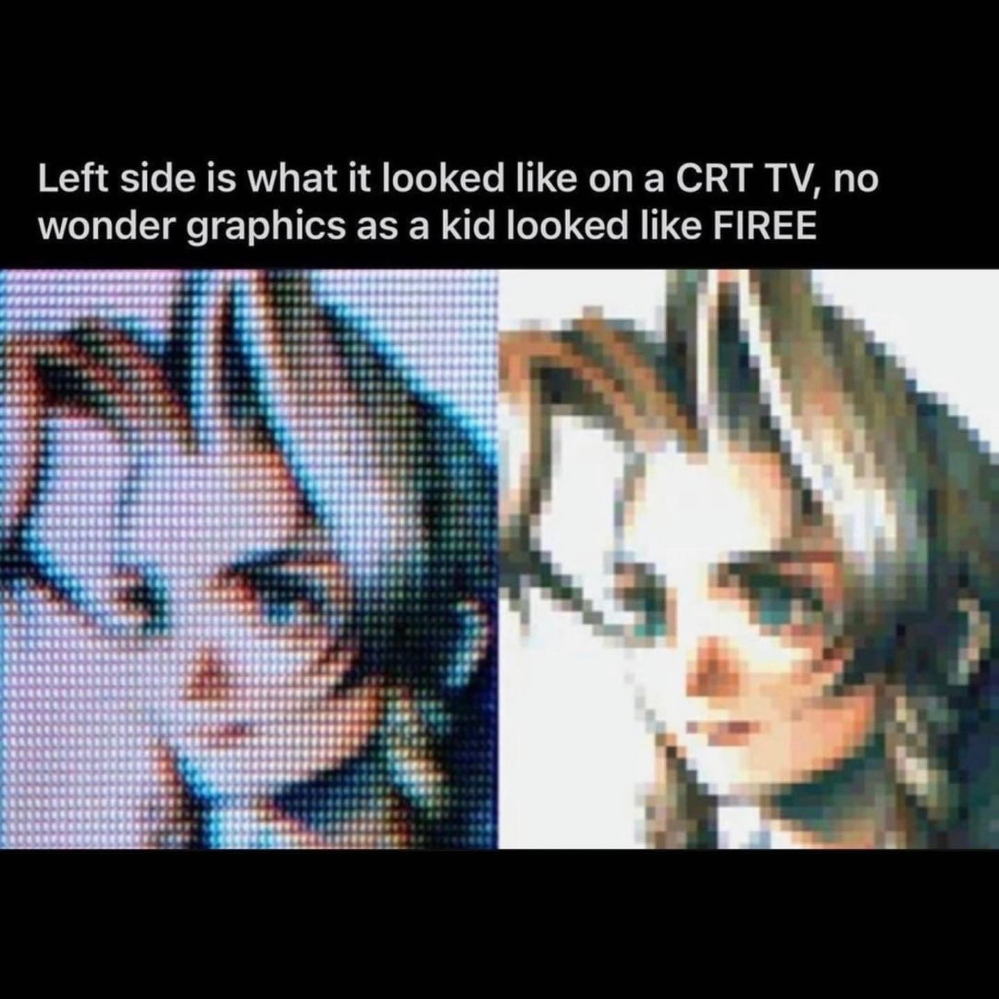 The pixel characters were designed to take advantage of the pixel blending | Scrolller