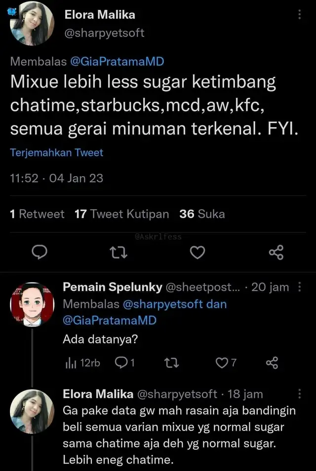 Buzzer Mixue | Scrolller