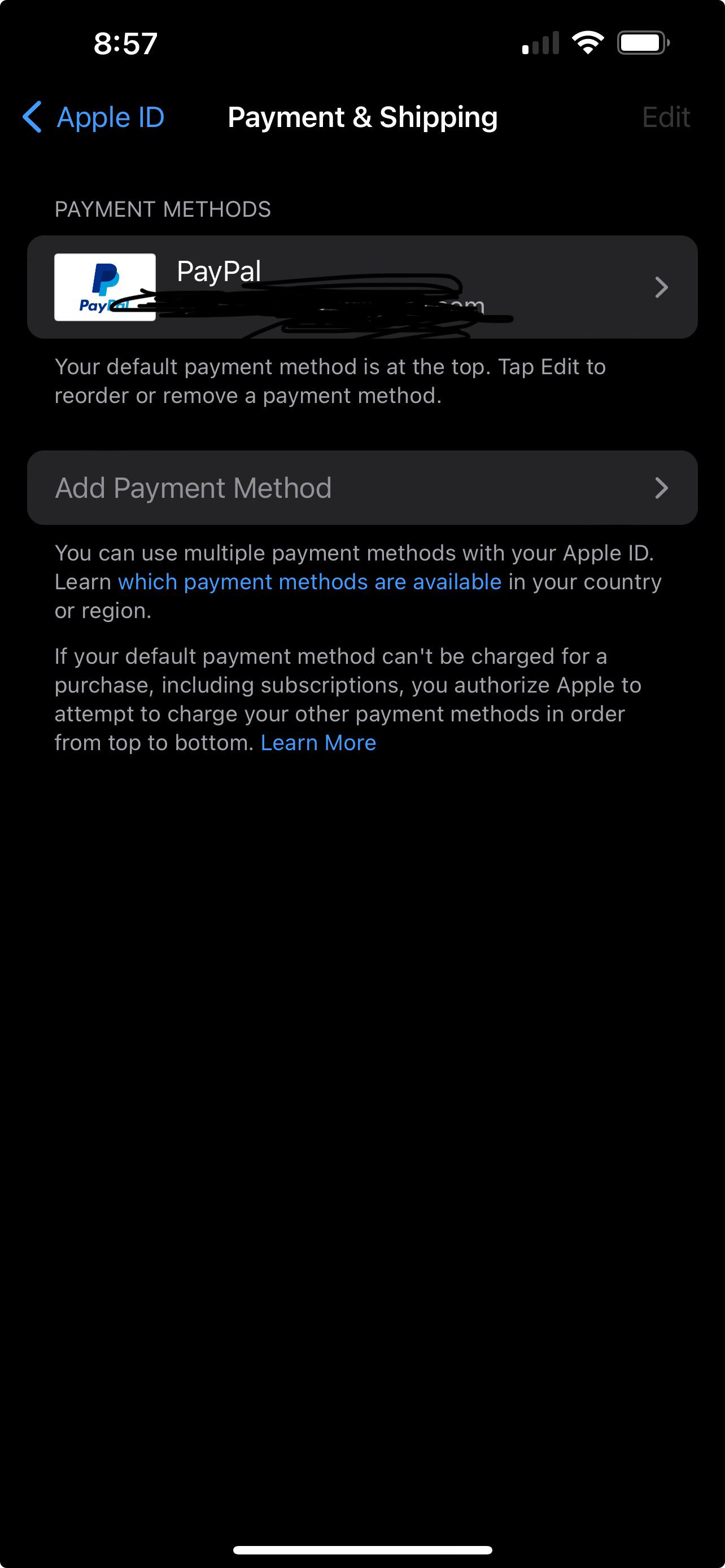 Why doesn’t it let me change my payment method? | Scrolller