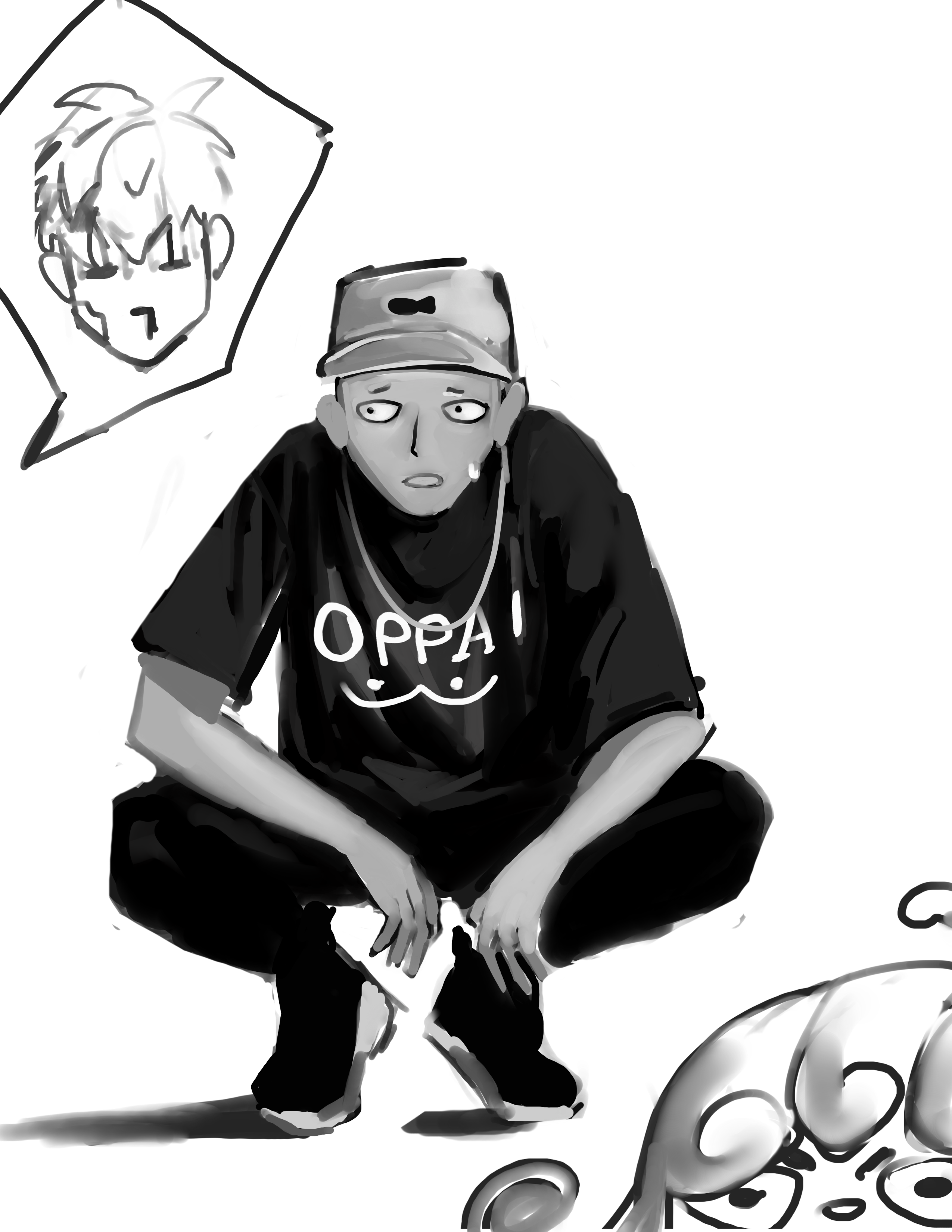 [OC] Doodle saitama by me | Scrolller