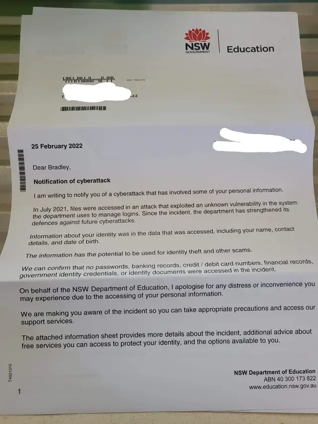Anyone else received one of these letters today? What happened? | Scrolller