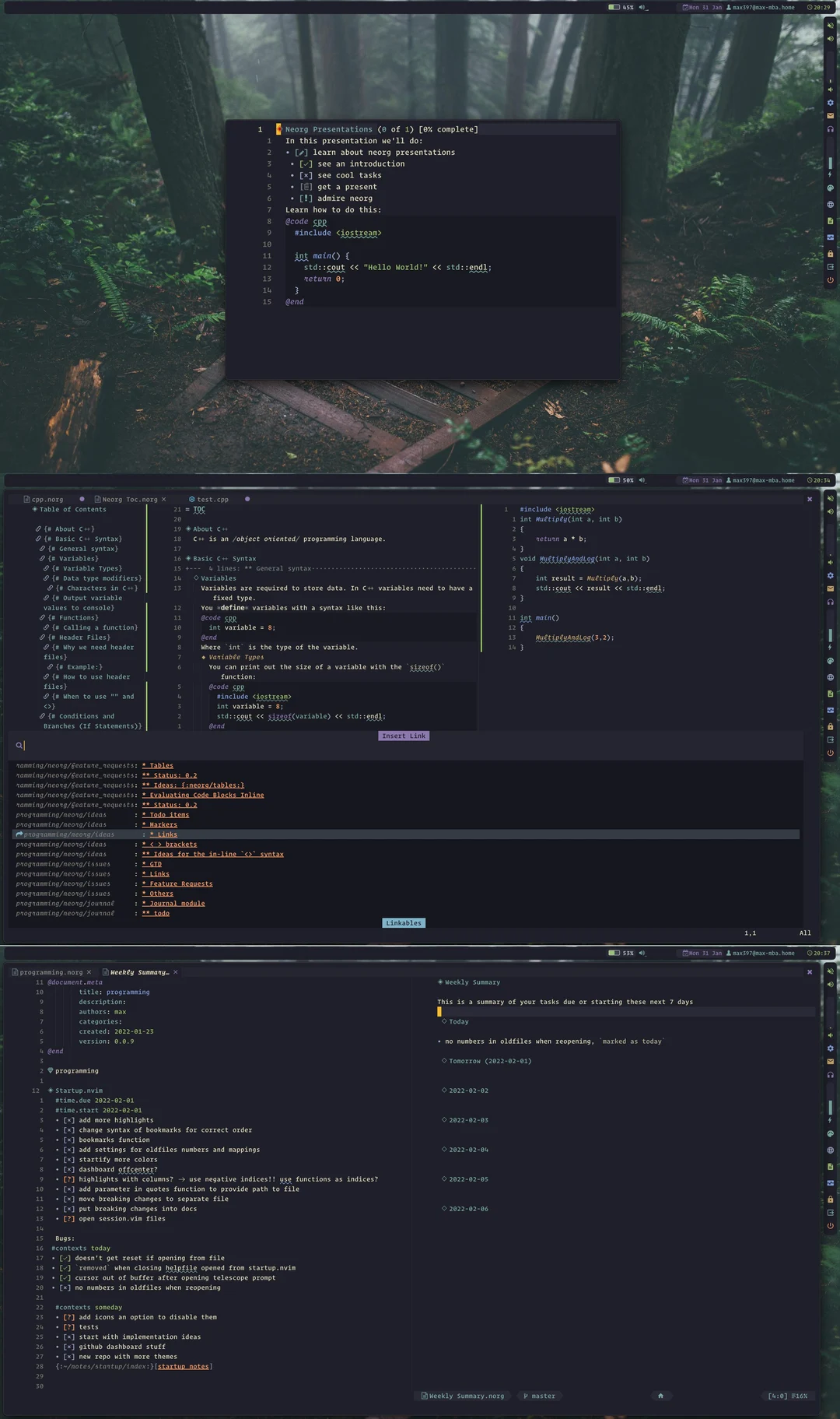 [yabai] I use neorg btw | Scrolller