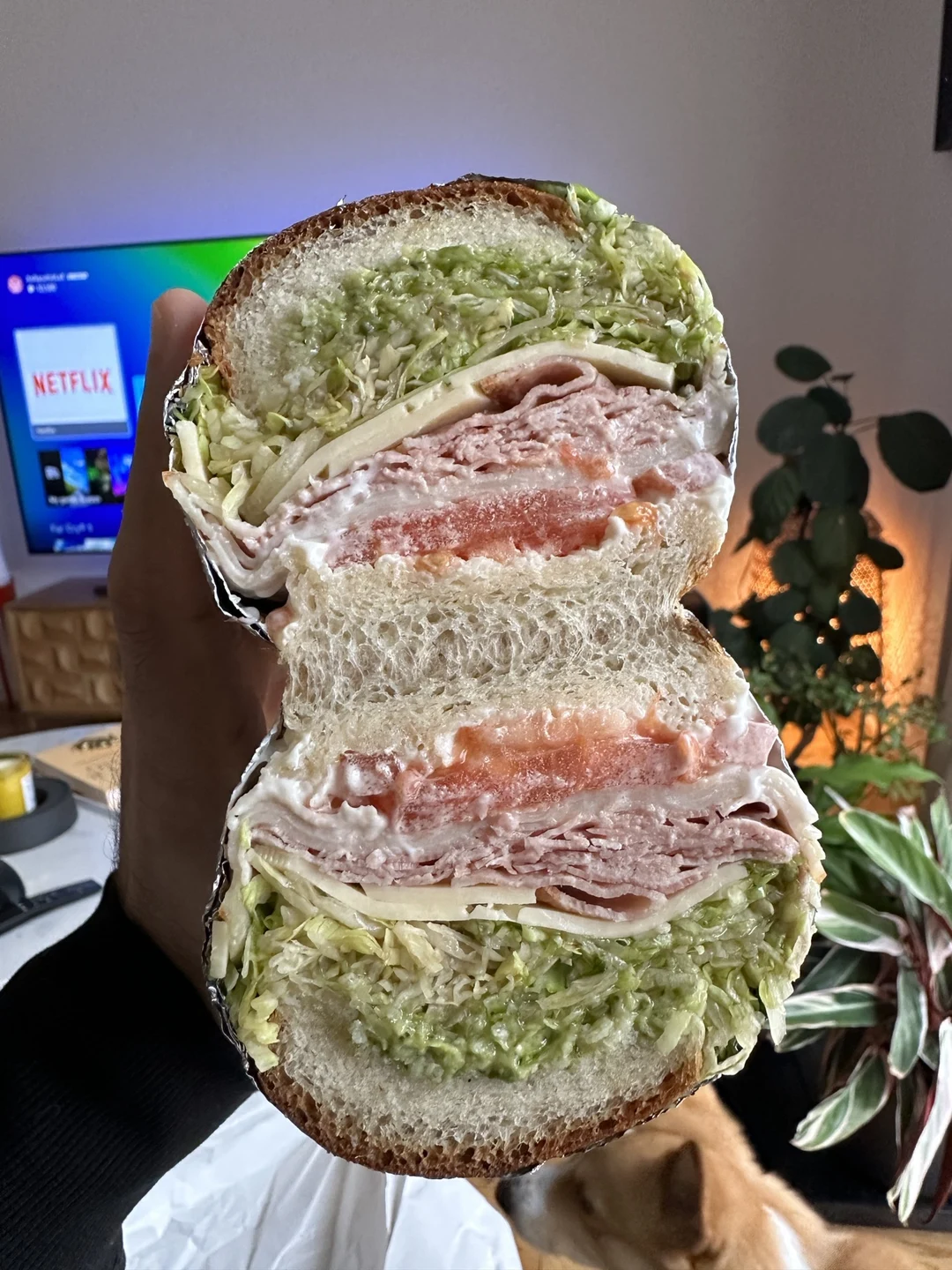 Ham, turkey club on a sesame cruncher | Scrolller