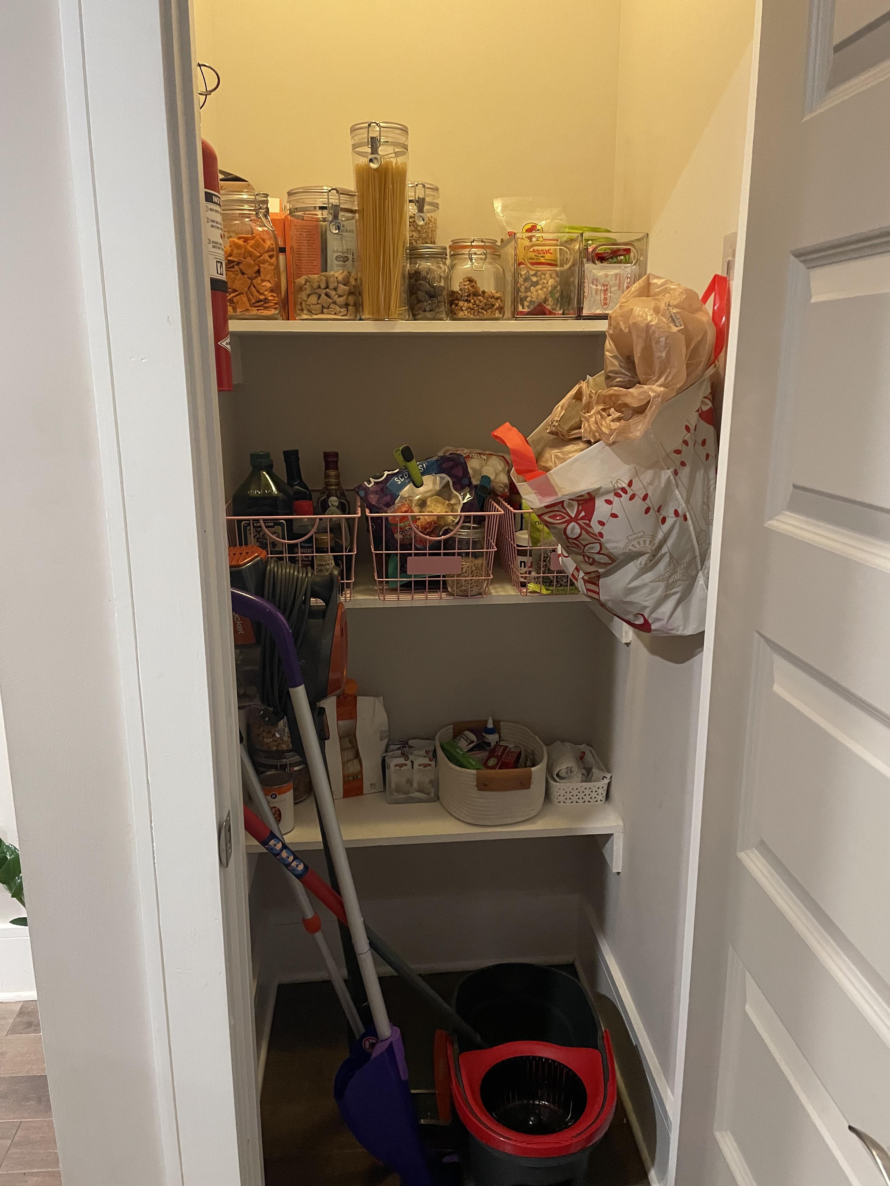 Organized my pantry with a few Container Store and Target items | Scrolller