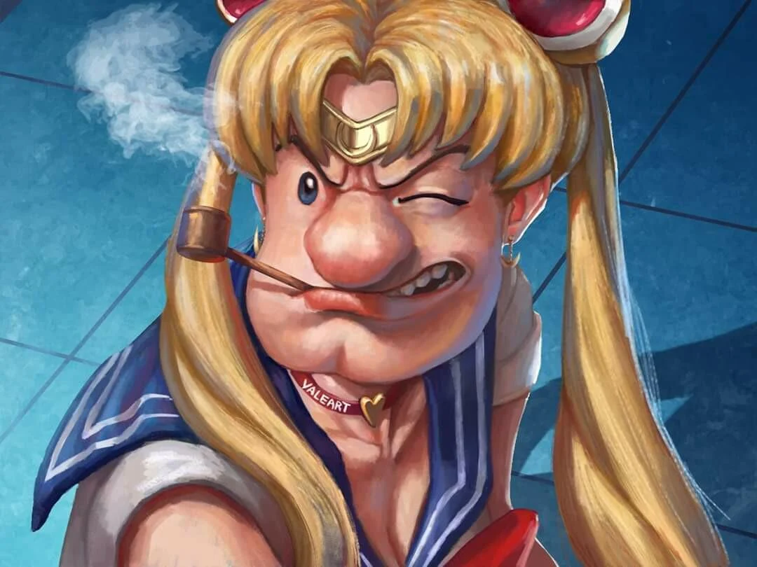 Popeye the Sailor Moon by Kurt Maligaya | Scrolller