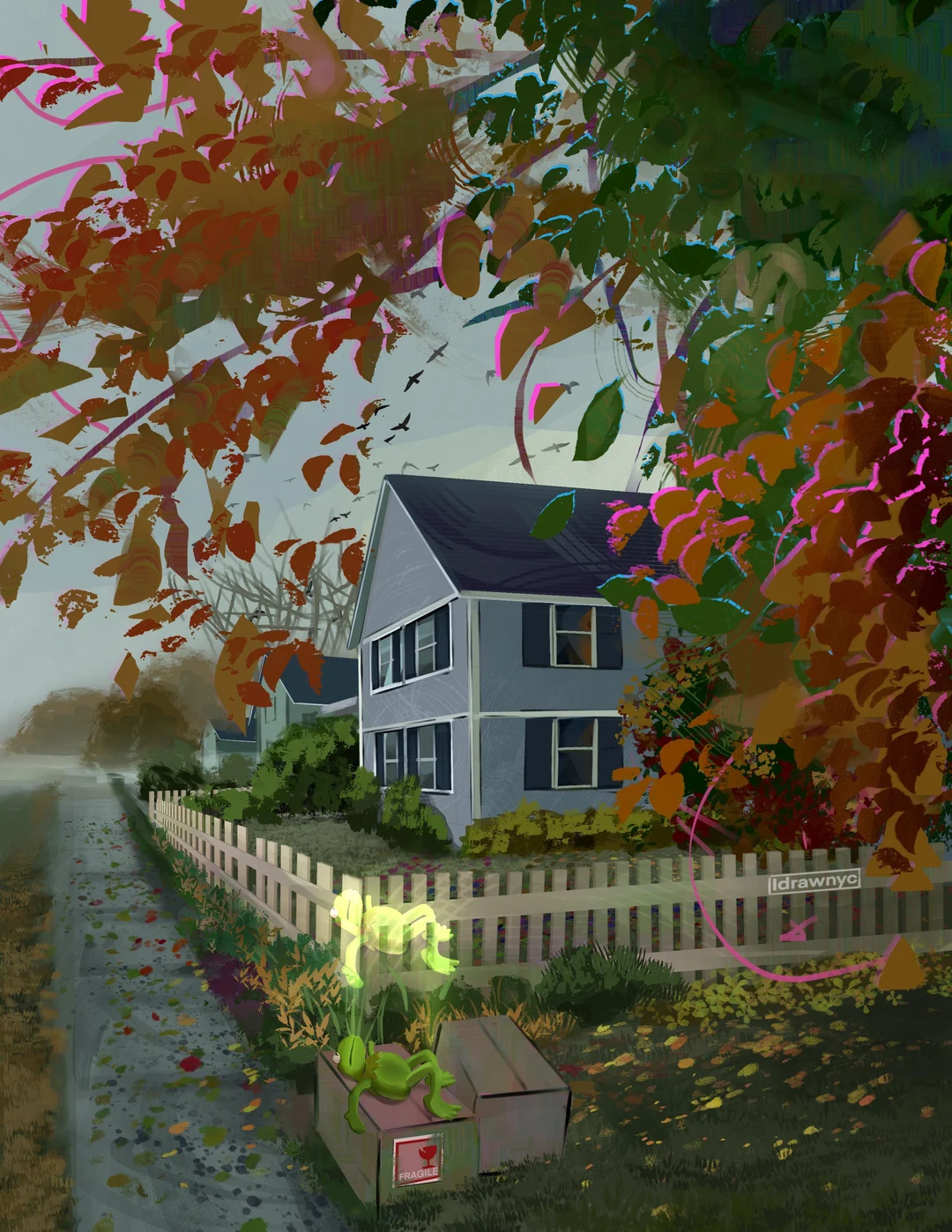 Ascending, Idrawnyc, procreate, 2023 | Scrolller