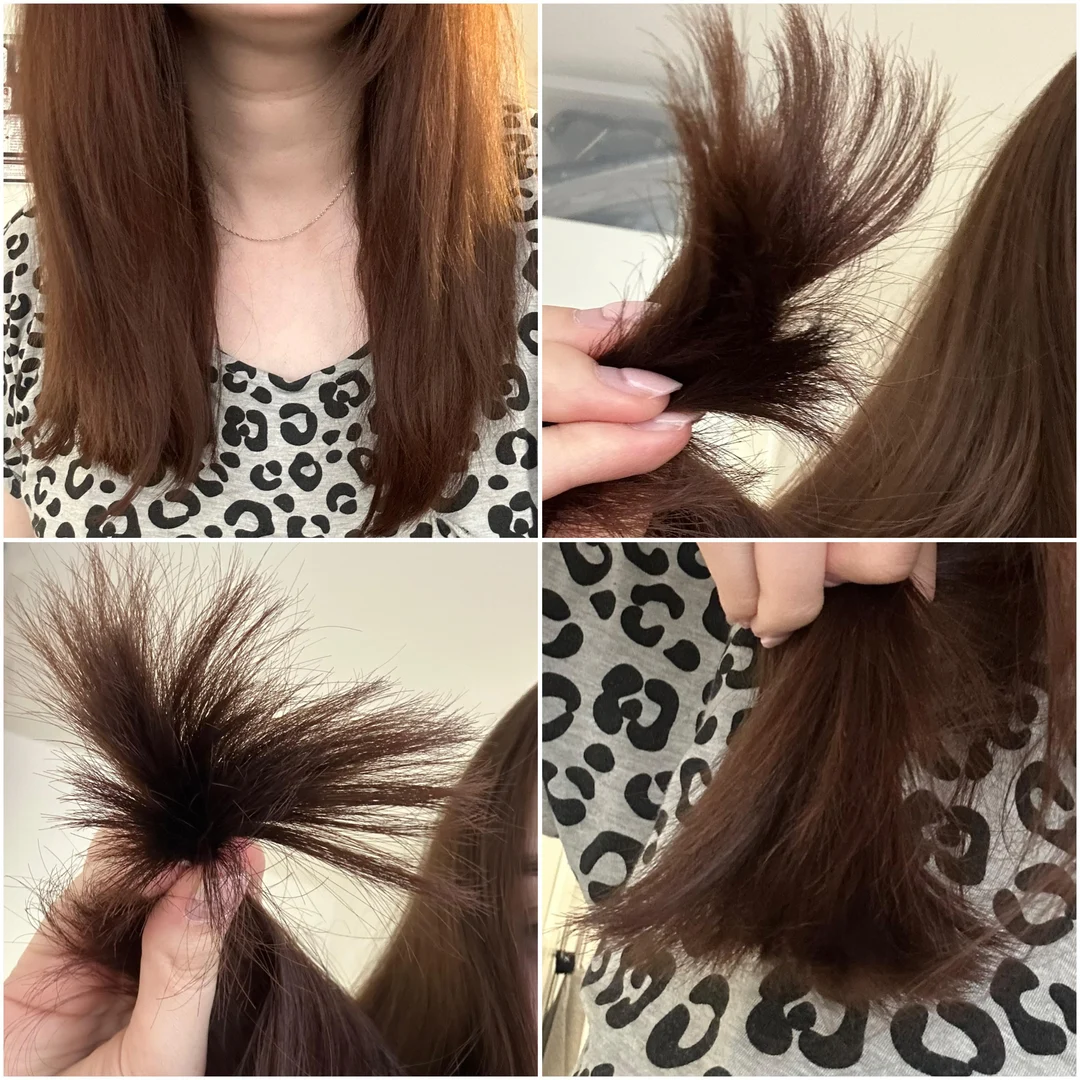 Straight hair but super-flicky ends!! | Scrolller