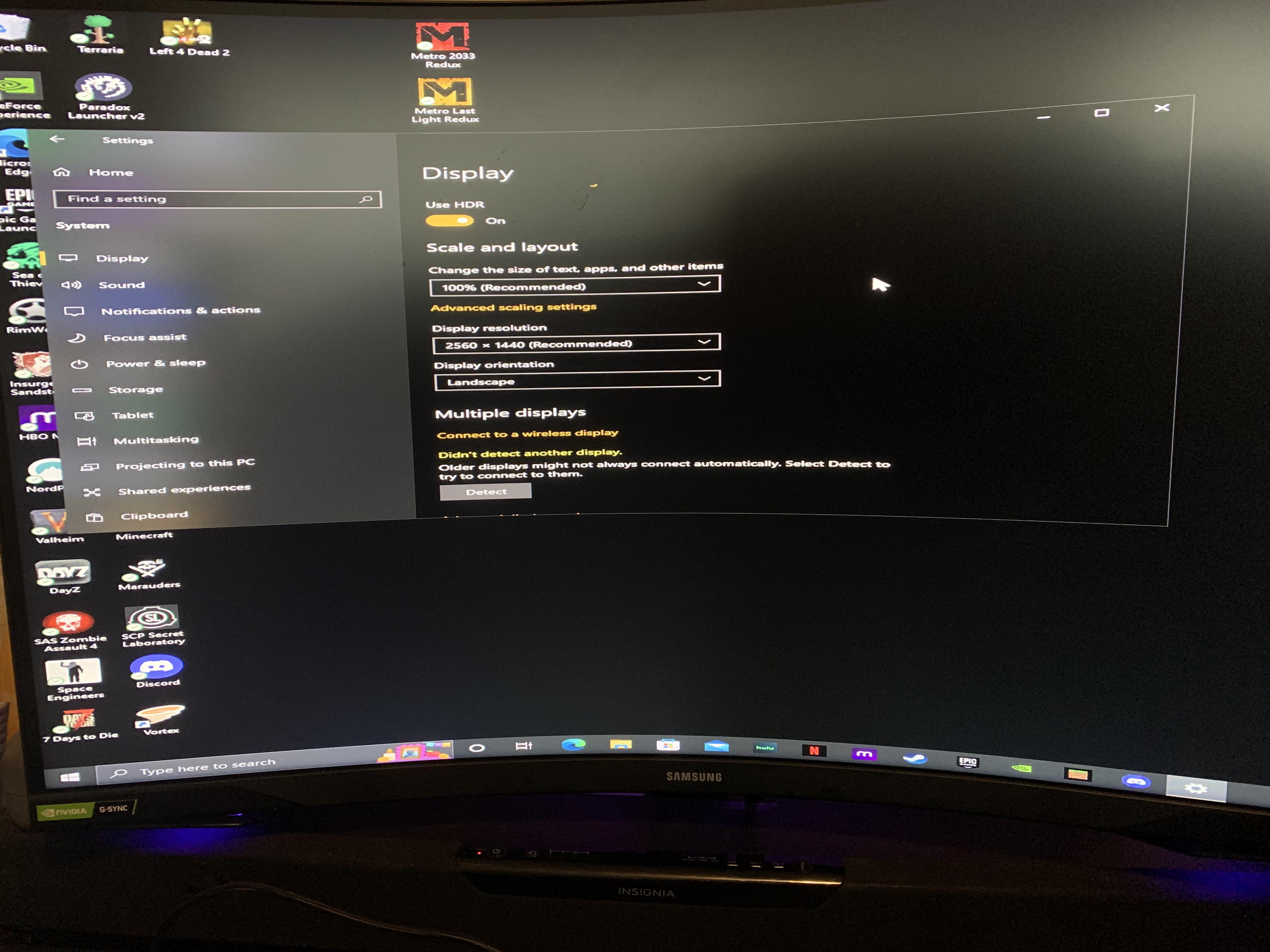 Monitor is stretched and low res all of a sudden. Anyone know why? | Scrolller