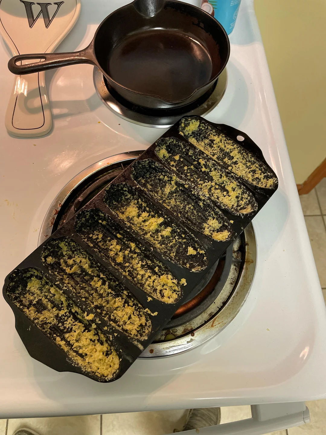 First cook in this griswold cornbread pan. Didn’t work out like I had hoped. But…guess what? I’m ...