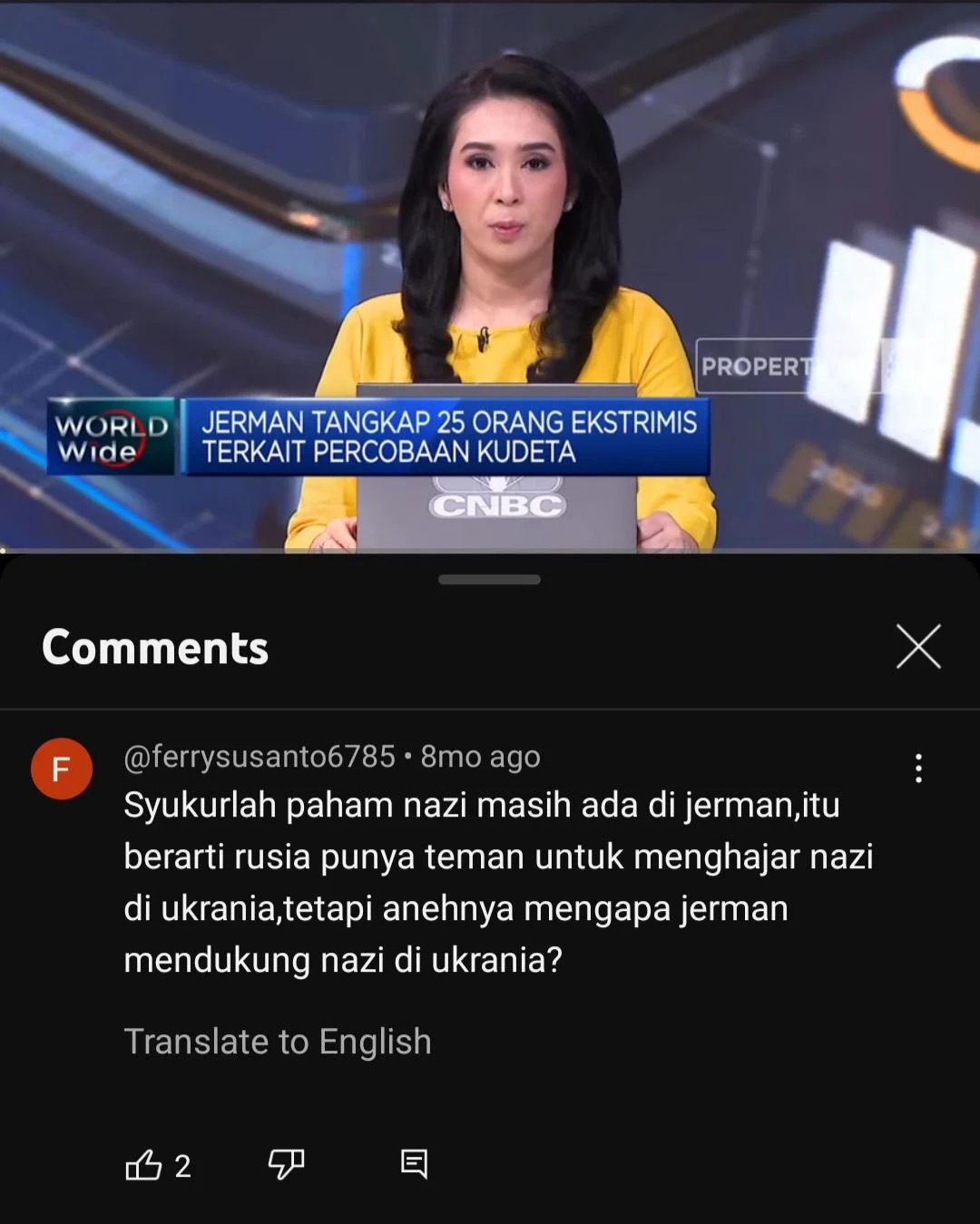 Selalu cek komen Youtube Indonesia tentang Nazi, it's peak comedy. | Scrolller