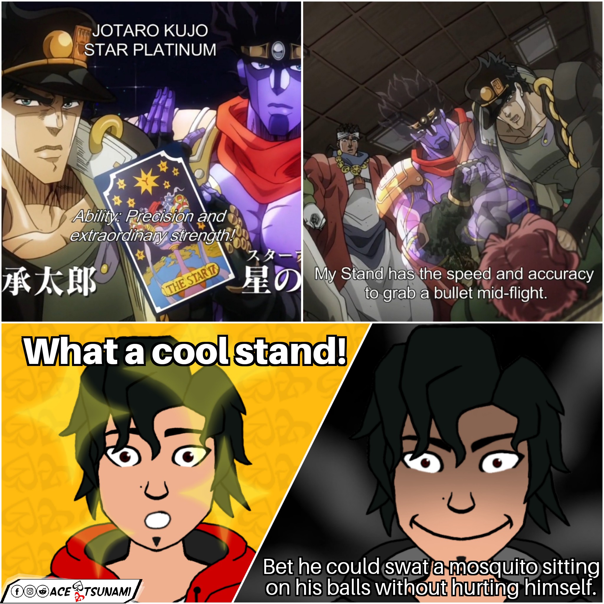 Star platinum Definitely can!! | Scrolller