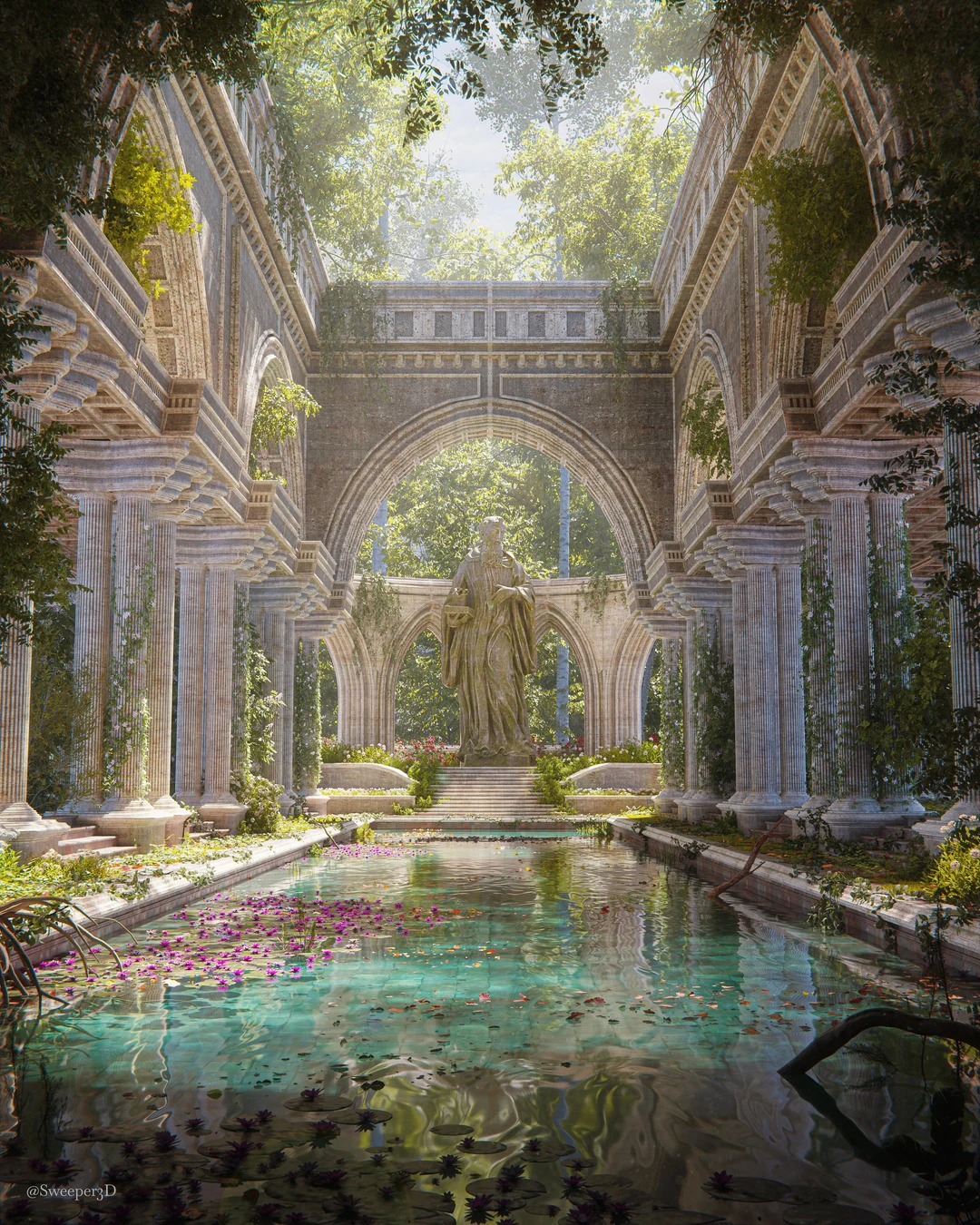 Verdant Tranquility, by Sweeper3D | Scrolller