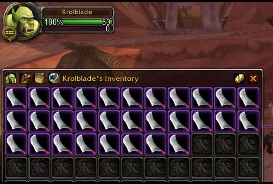 My friend has a character called krolblade that he’s collecting Krol Blades on… | Scrolller