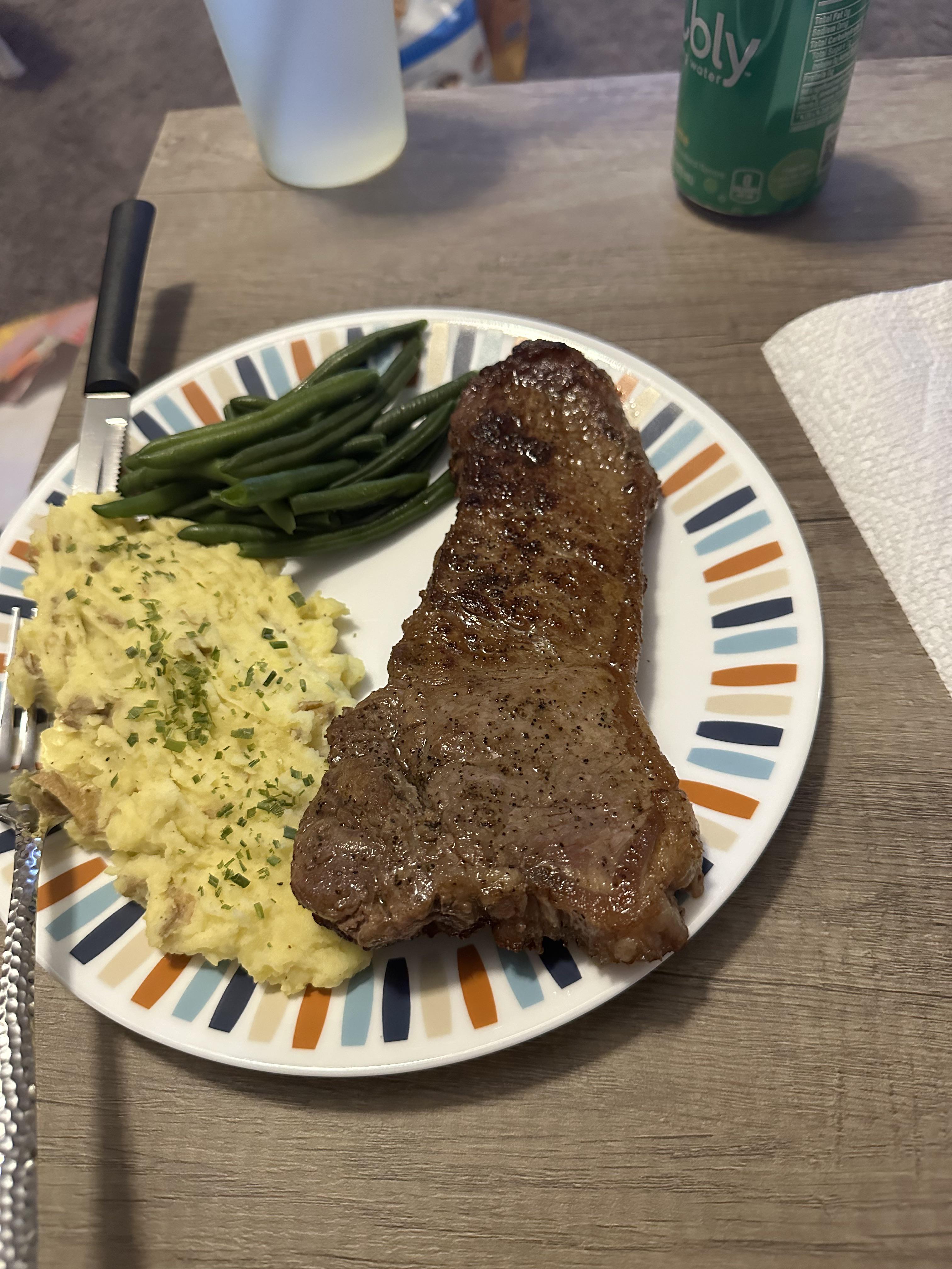 Steak and mashed potatoes are a personal favorite of mine | Scrolller