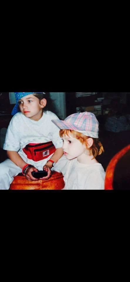 Me and sis in 1990 | Scrolller