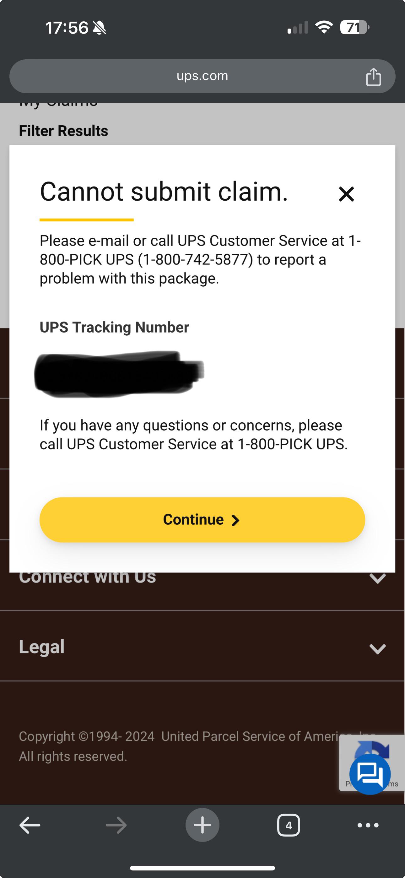 Can’t file a lost package claim online, phone bot won’t direct me to an agent | Scrolller
