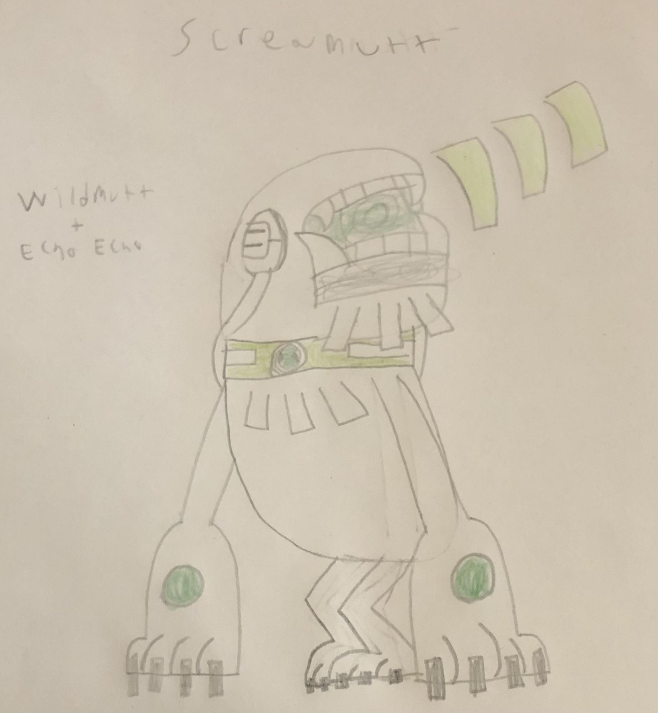 I made a fusion of Echo Echo and Wildmutt inspired by O.R. Ash. His enhanced hearing now comes ...