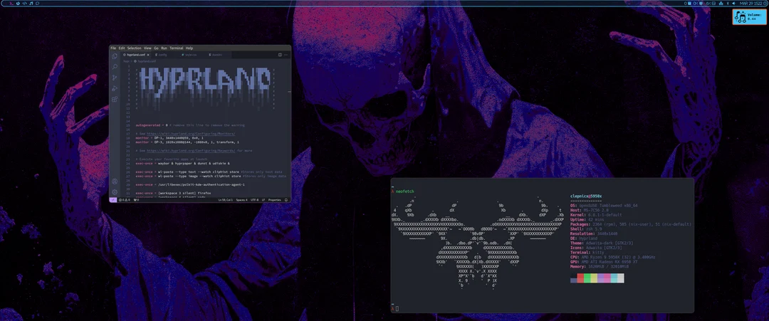 [Hyprland] WIP rice | Scrolller