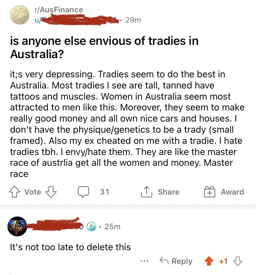 Australian tradie master race. | Scrolller