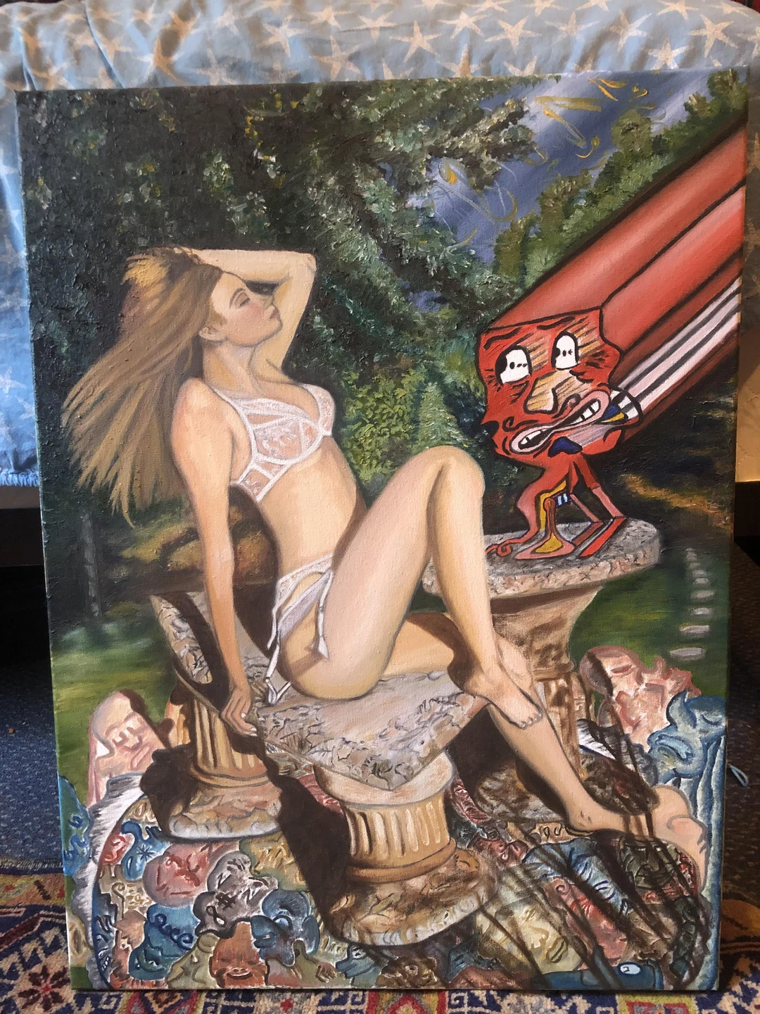 Sex And Logic Me Oil On Canvas 2022 Scrolller