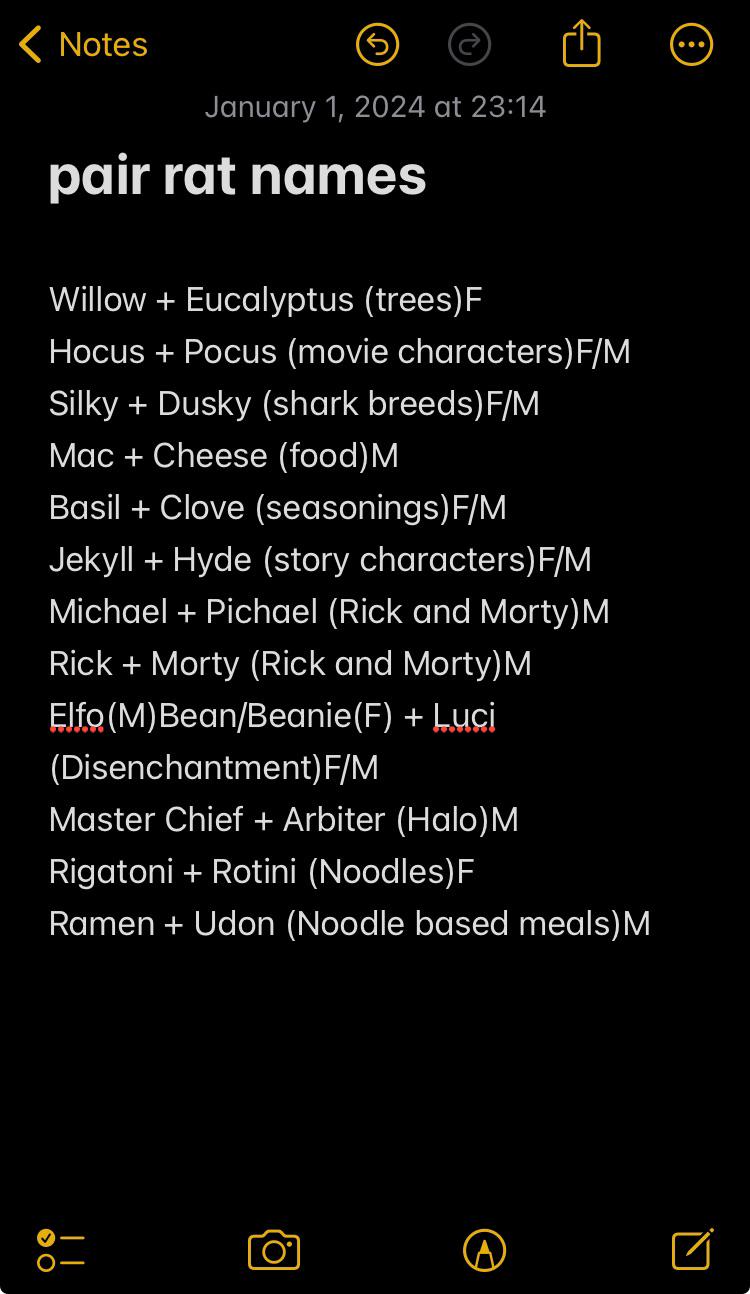 Pair rat names | Scrolller