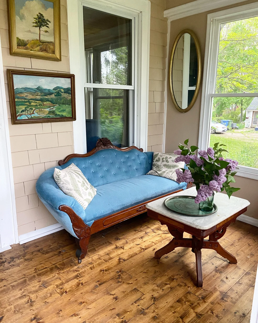Our front porch on this cloudy Friday afternoon | Scrolller