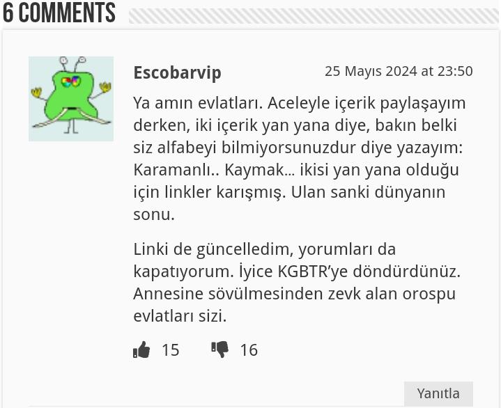 Escobar vip admini sinirlenmis | Scrolller