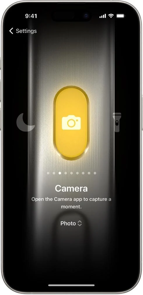 Anyone know if you can use the iPhone 15 pro max action button to open the camera when your ...
