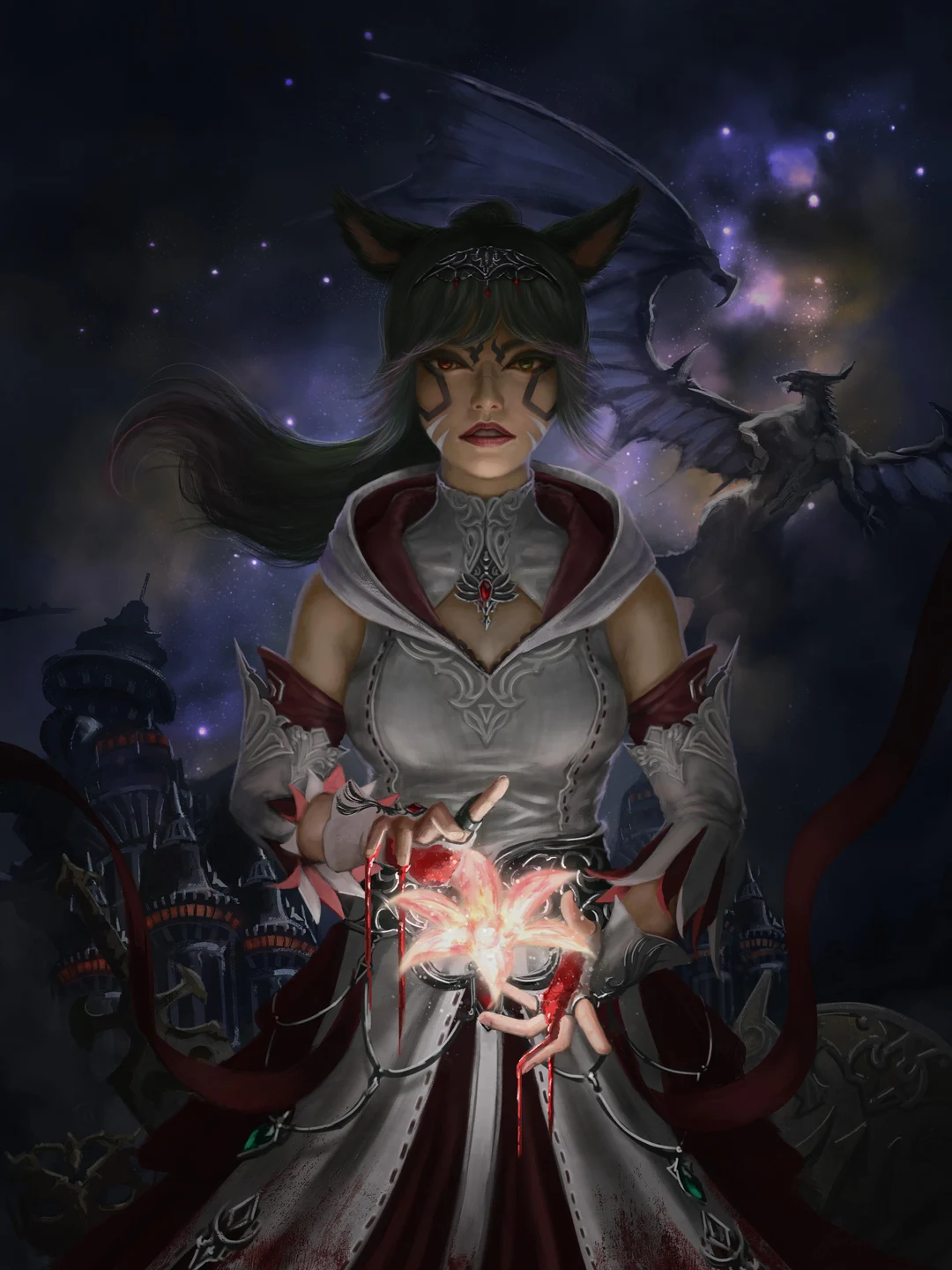 A White Mage Miqo'te | Scrolller