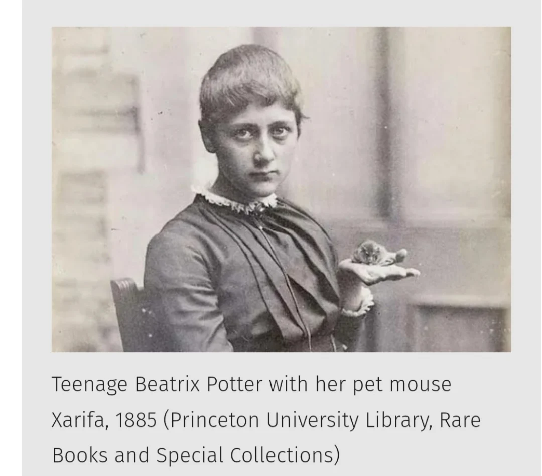 A teenage Beatrix Potter back in 1885. | Scrolller