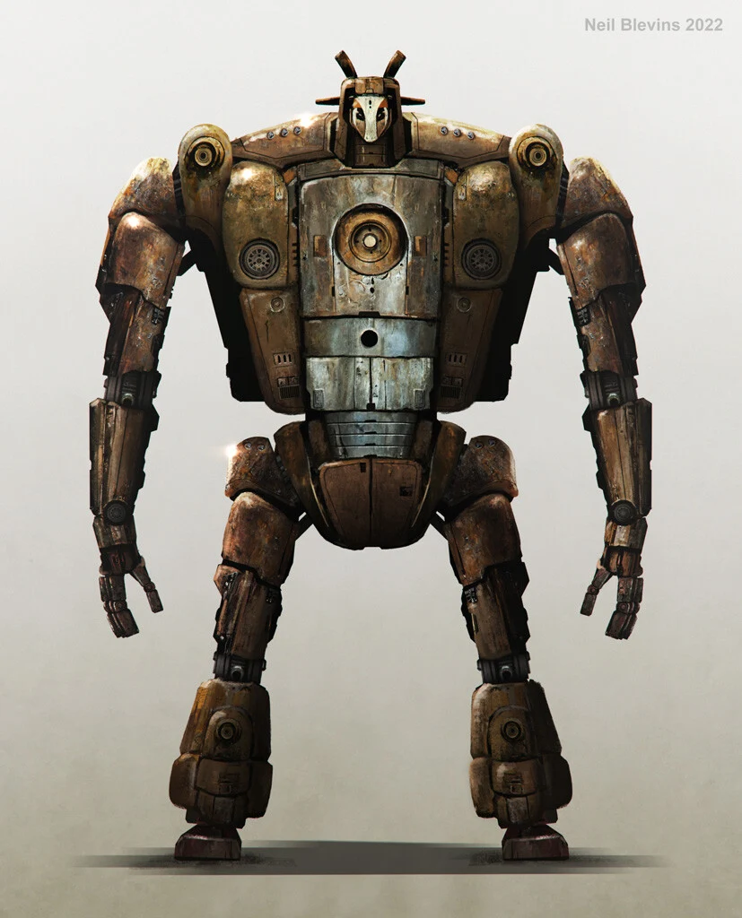 Giant Robot 12 by Neil Blevins | Scrolller