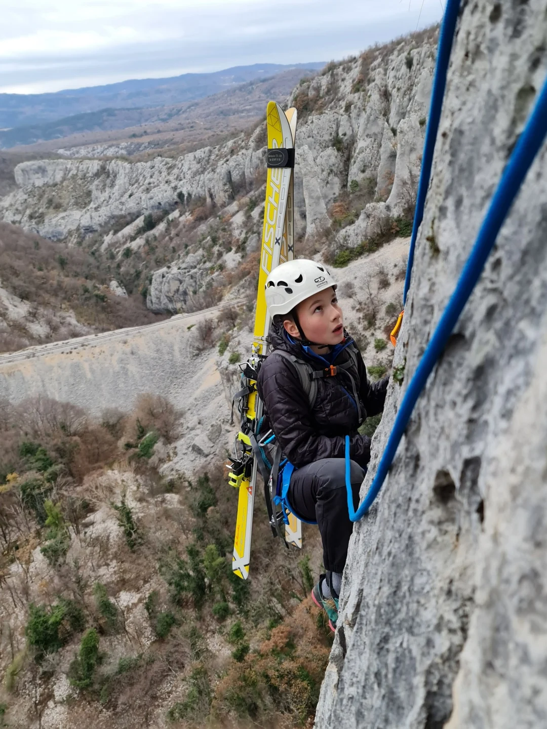 Climbing on first day of winter... | Scrolller