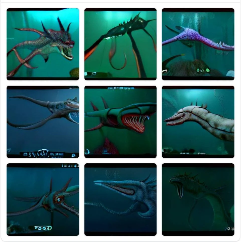 [No Spoilers] Dalle mini created some nightmare fuel Leviathans | Scrolller