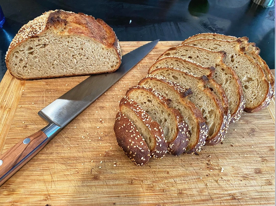 100% Home-Milled/Whole Wheat Durum Sesame Bread | Scrolller