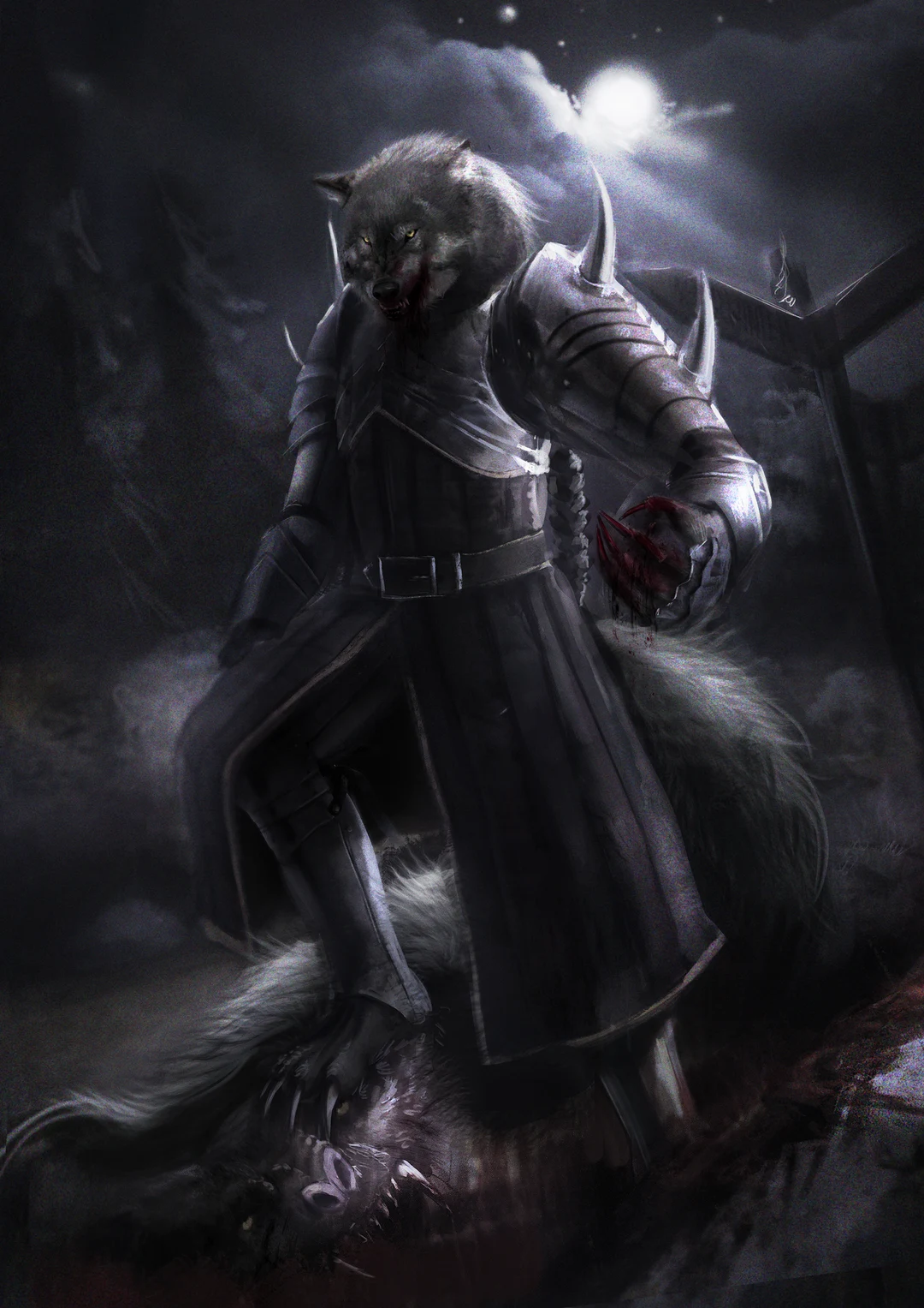Werewolf by Marcin Tyrakowski (ImperiusArt) | Scrolller